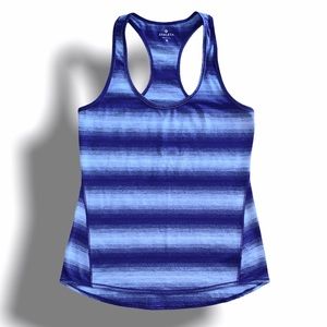 Athleta | Tops | Athleta Chi Ombre Racerbank Tank Top Alfani Blue M ...
